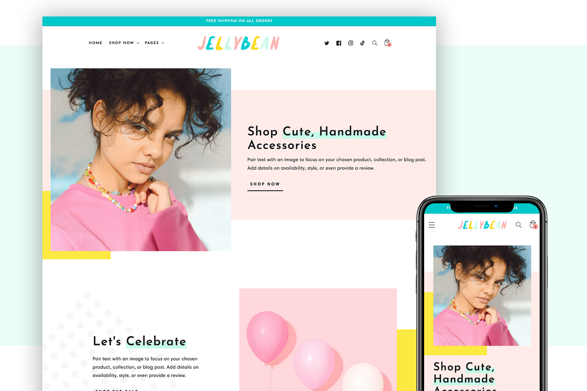 JellyBean: Fun Shopify Theme, a Shopify Template by ltsdesigns