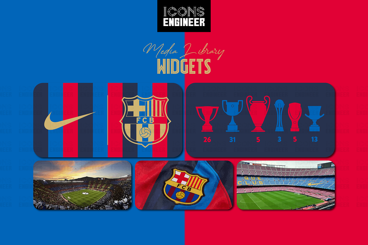 Barcelona Icon Pack | Home Kit, an Icon by IconsEngineer