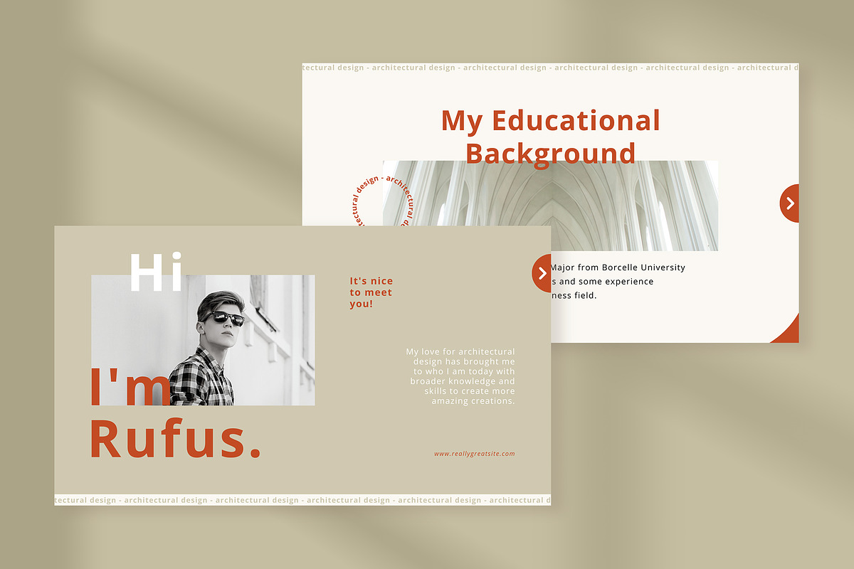 Modern Retro Portfolio Presentation, a Presentation Template by peterdraw