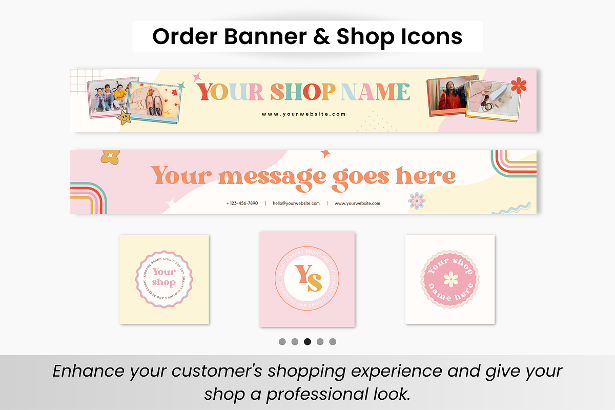 Etsy Shop Templates Bundle Kit