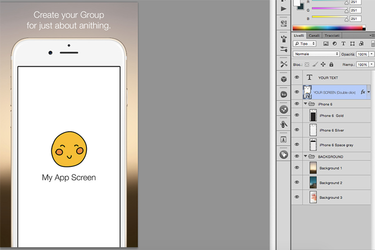 App Store Screenshots - PSD Mockup, a Product Mockup by arcangelofiore