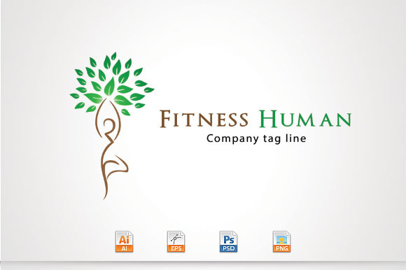 Fitness Human, a Branding & Logo Template by stock6design