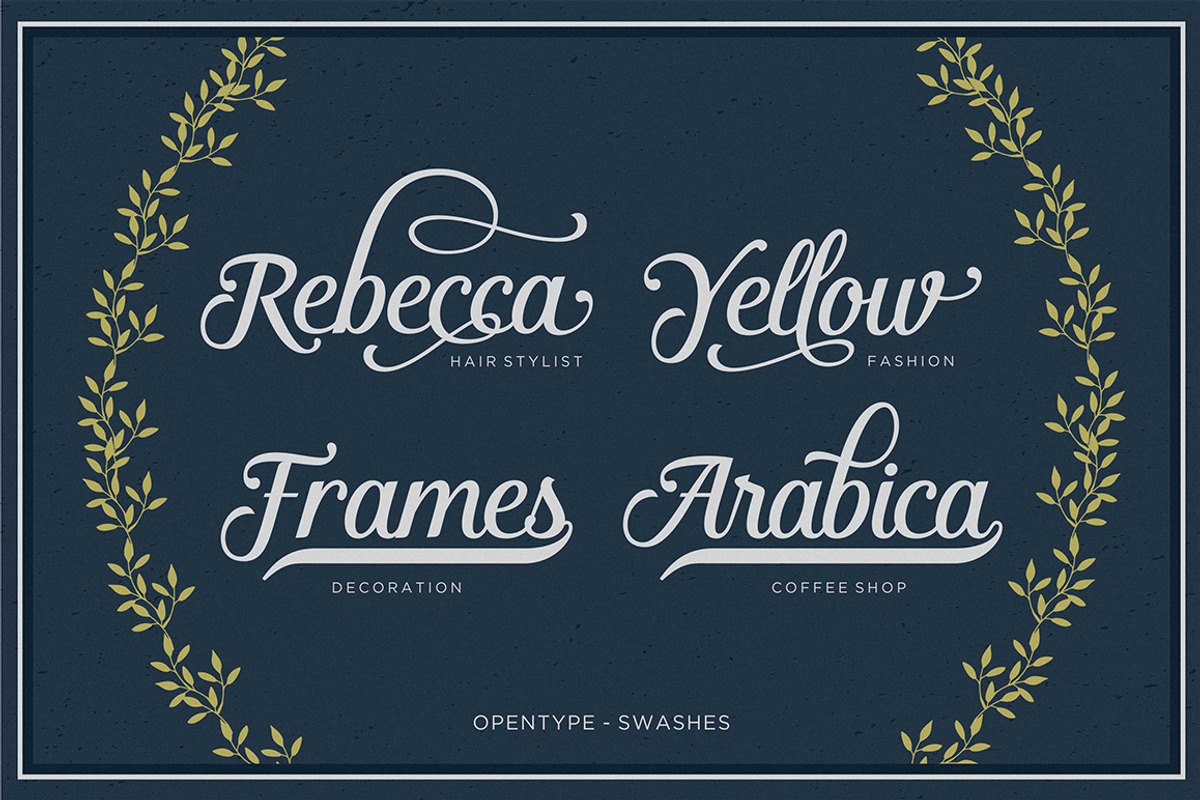 Kathya Script, a Script Font by Seniors