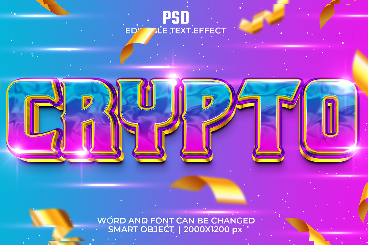 Photoshop 3d Text Effect Bundle 2, a Layer Style Add-On by bdrobin