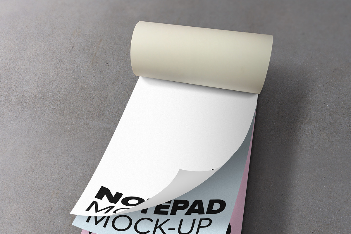 Notepad Mockup, a Mockup by mockupbank