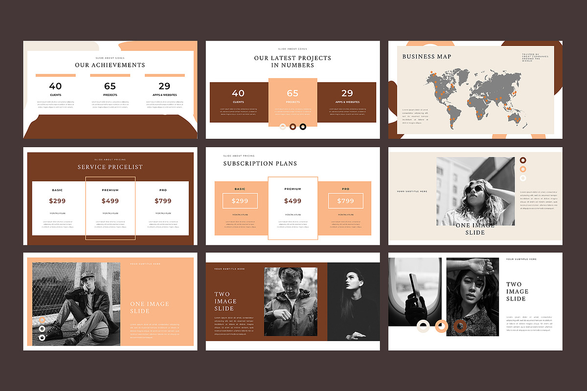 Noire - PowerPoint Template, a Presentation Template by Bervisual ...