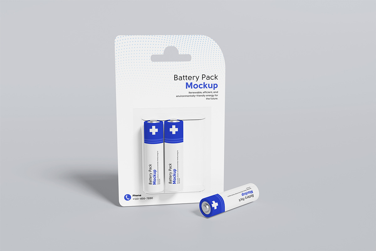 High Quality Battery Pack Mockup, an Advertising Mockup by swsi-studio