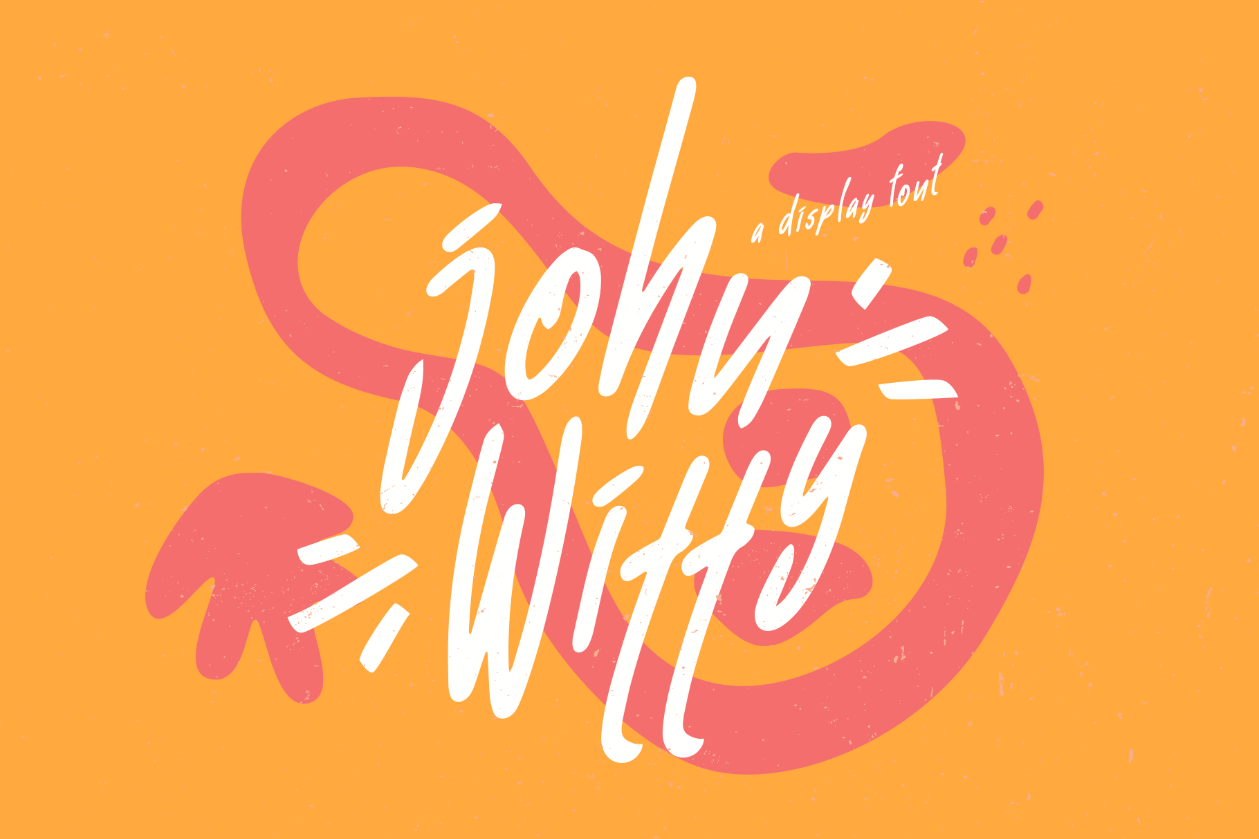 John witty Kids Font, a Handwriting Font by GRVS Studio