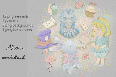 Alice in wonderland digital assets for download designed to impress