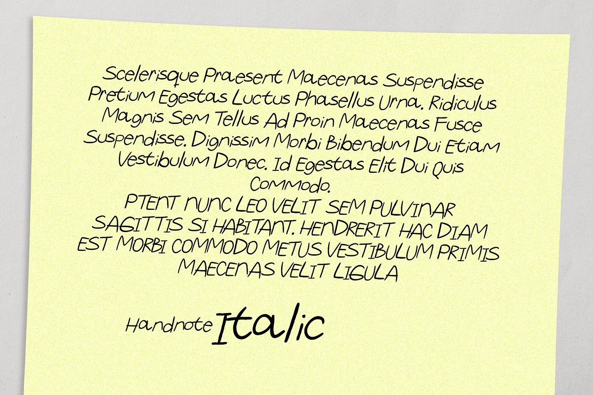 Handnote - Ballpoint pen handwriting | Creative Market