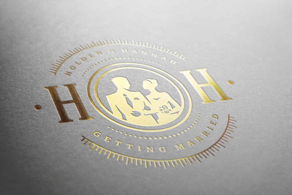 18 Wedding Logos and Badges, a Branding & Logo Template by Vasya Kobelev