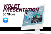 Violet Presentation Template, a Presentation Template by Haley Beasley ...