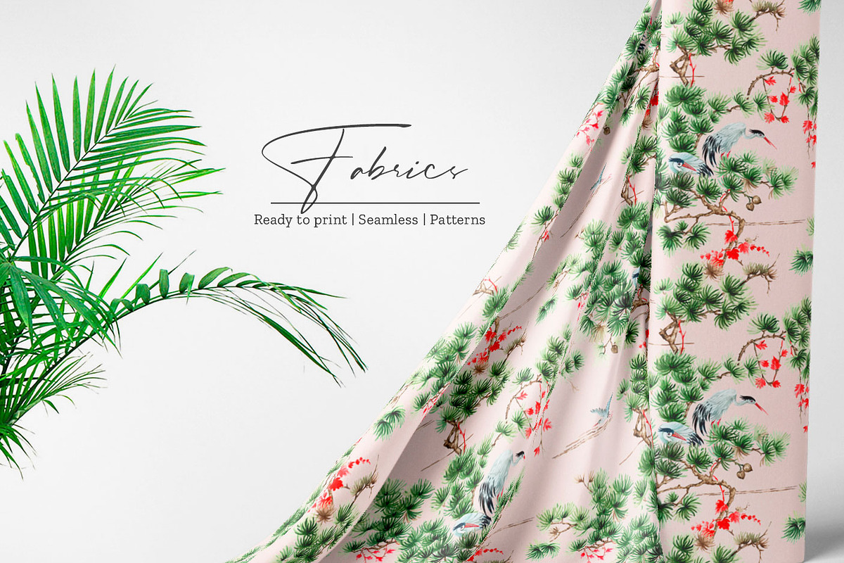 Sanguine, Serene Patterns & Motifs, a Pattern Graphic by Pink Linen