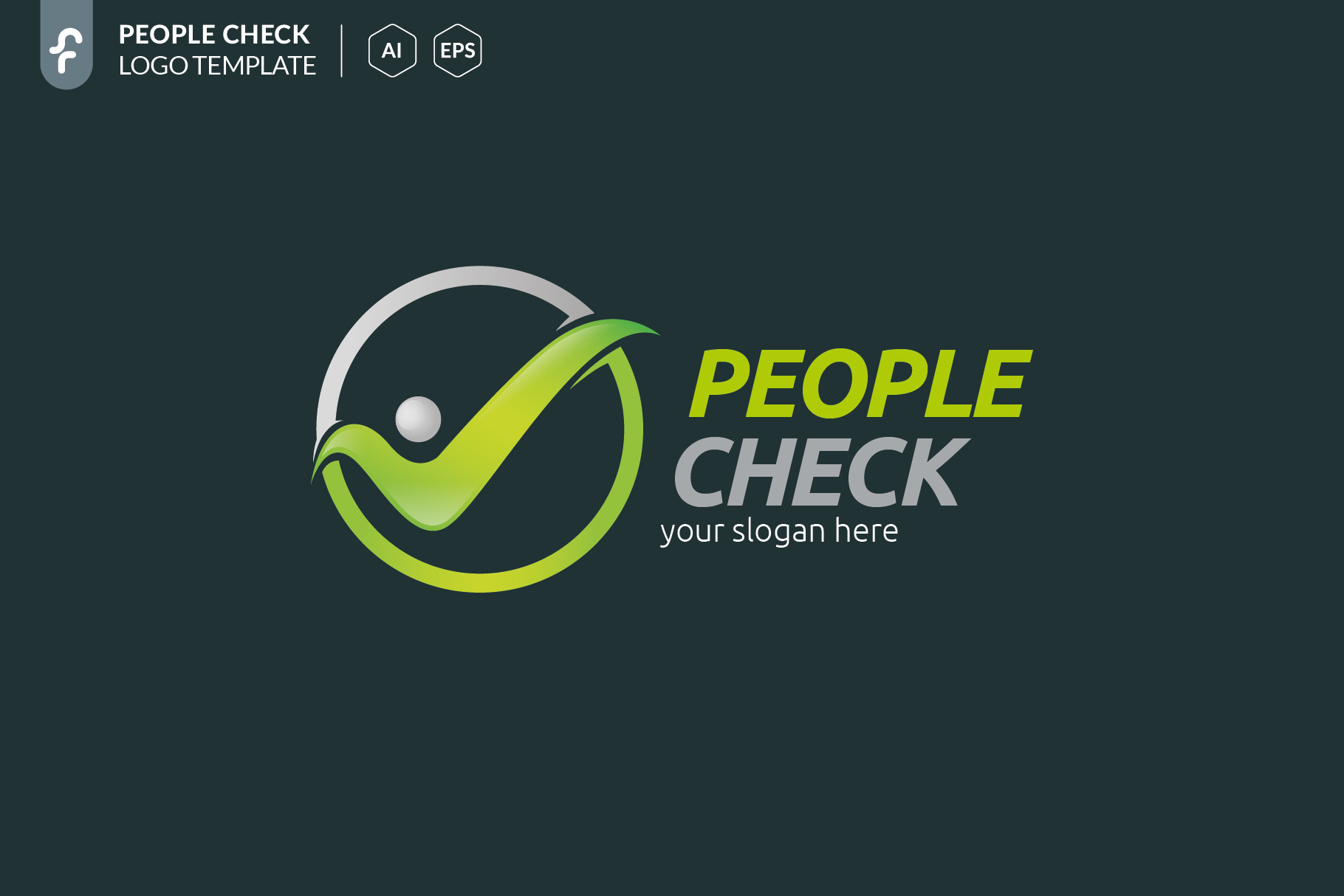 People Check Logo, a Branding & Logo Template by ft.studio | Creative ...