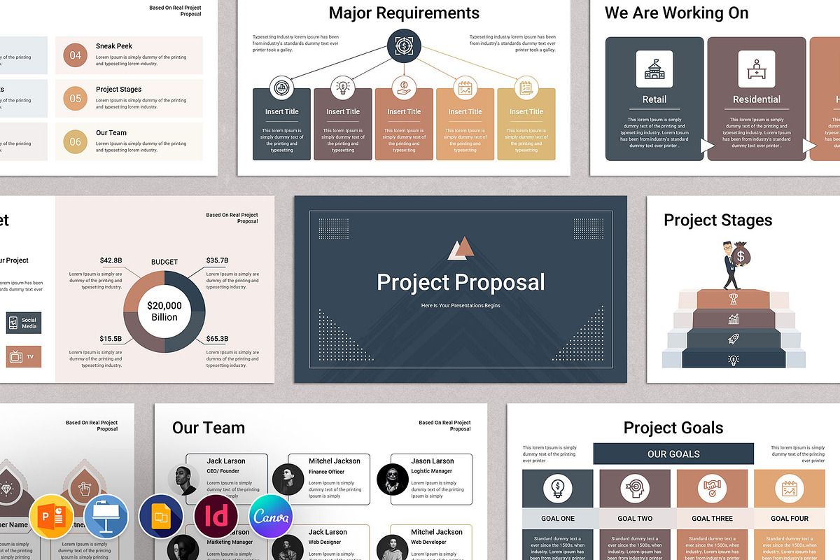 Project Proposal Presentation Design, a Presentation Template by ...