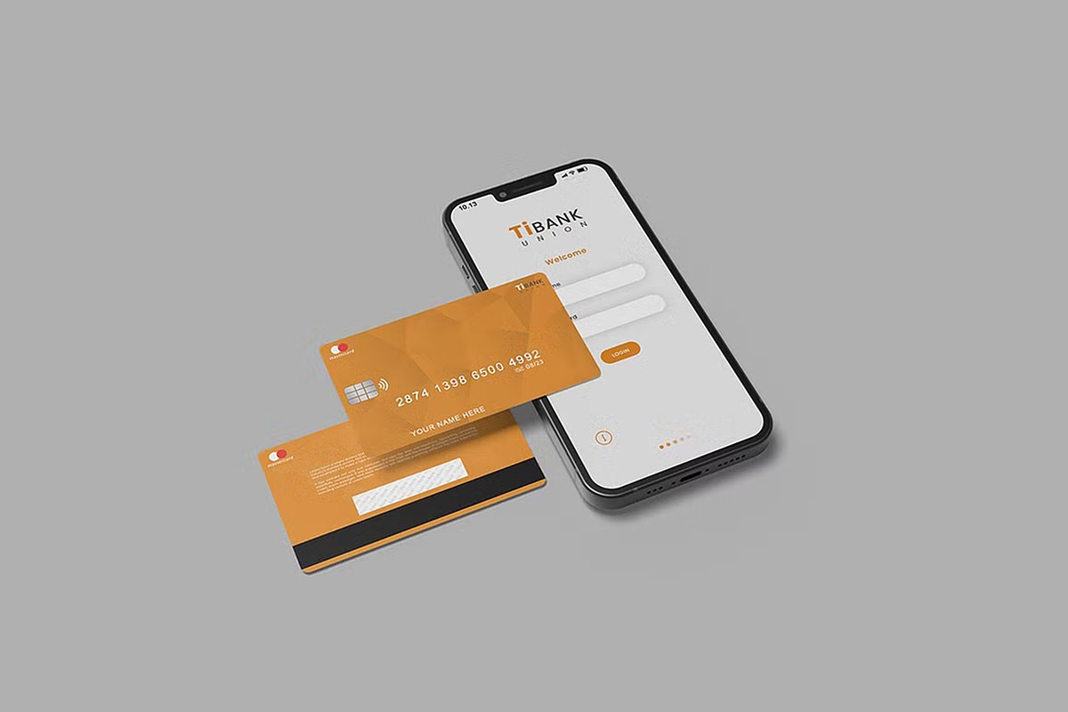 Finance UI Kit Mockup, an iPhone Mockup by MA-KING_ART