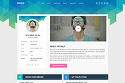 Personal CV/Resume HTML Template, a Landing Page Template by CodexCoder ...