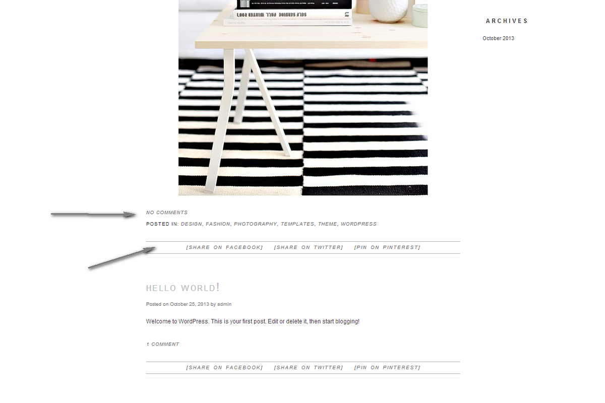 Wordpress theme - Clean and Simple, a WordPress Template by Theme Fashion