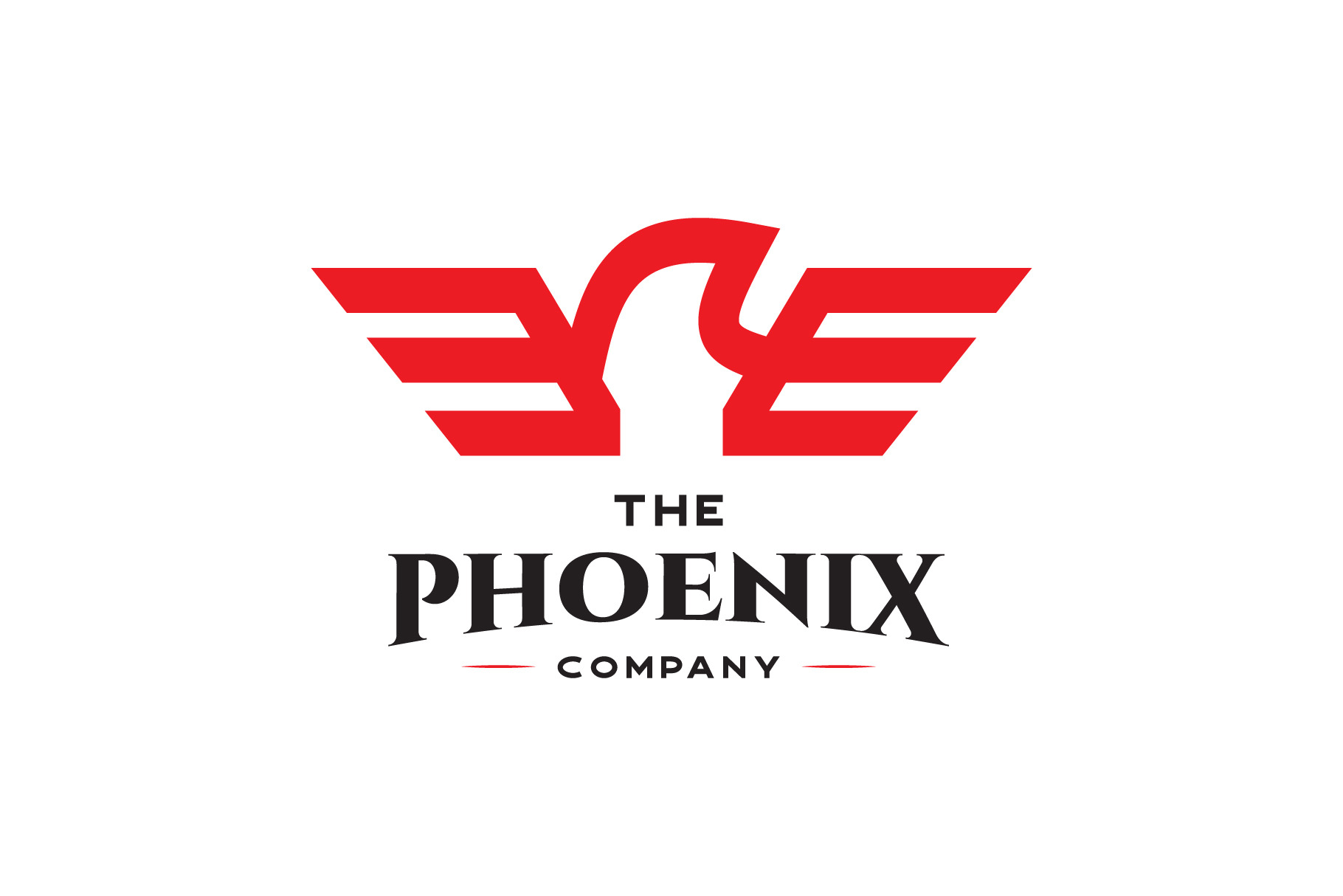 Simple Phoenix Logo, a Branding & Logo Template by ZHR Creative