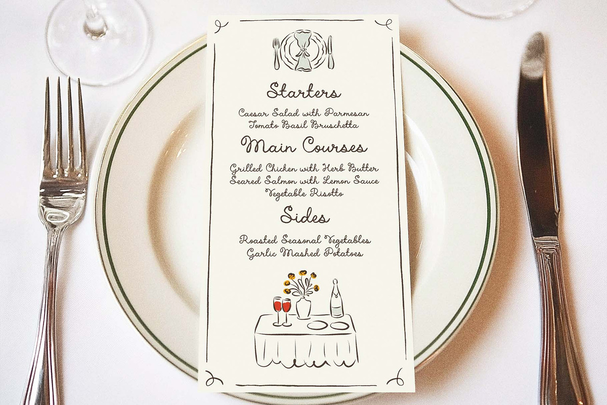 Whimsical Handwritten Font Bundle