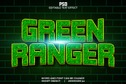 Ranger 3d Editable Psd Text Effect, a Layer Style Add-On by bdrobin