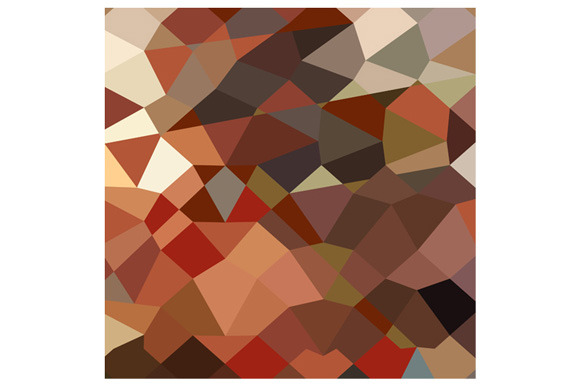 Geranium Red Abstract Low Polygon Ba, a Pattern Graphic by patrimonio