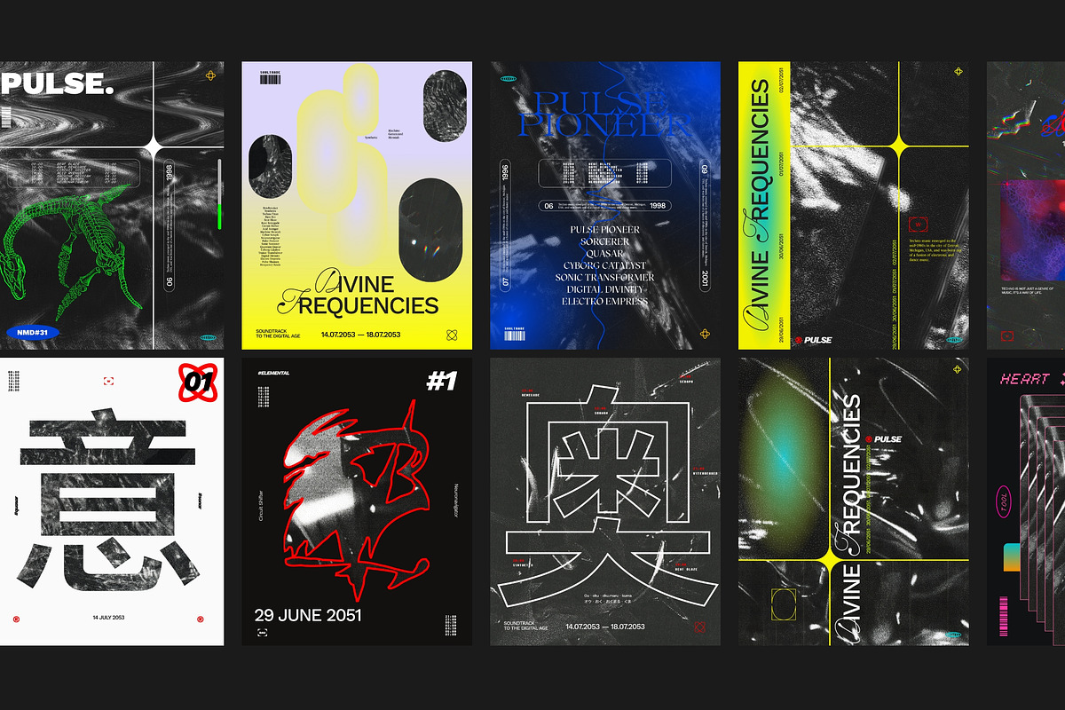 Techno Scanner - High-res Textures, a Texture Graphic by Nomad Visuals | Creative Market