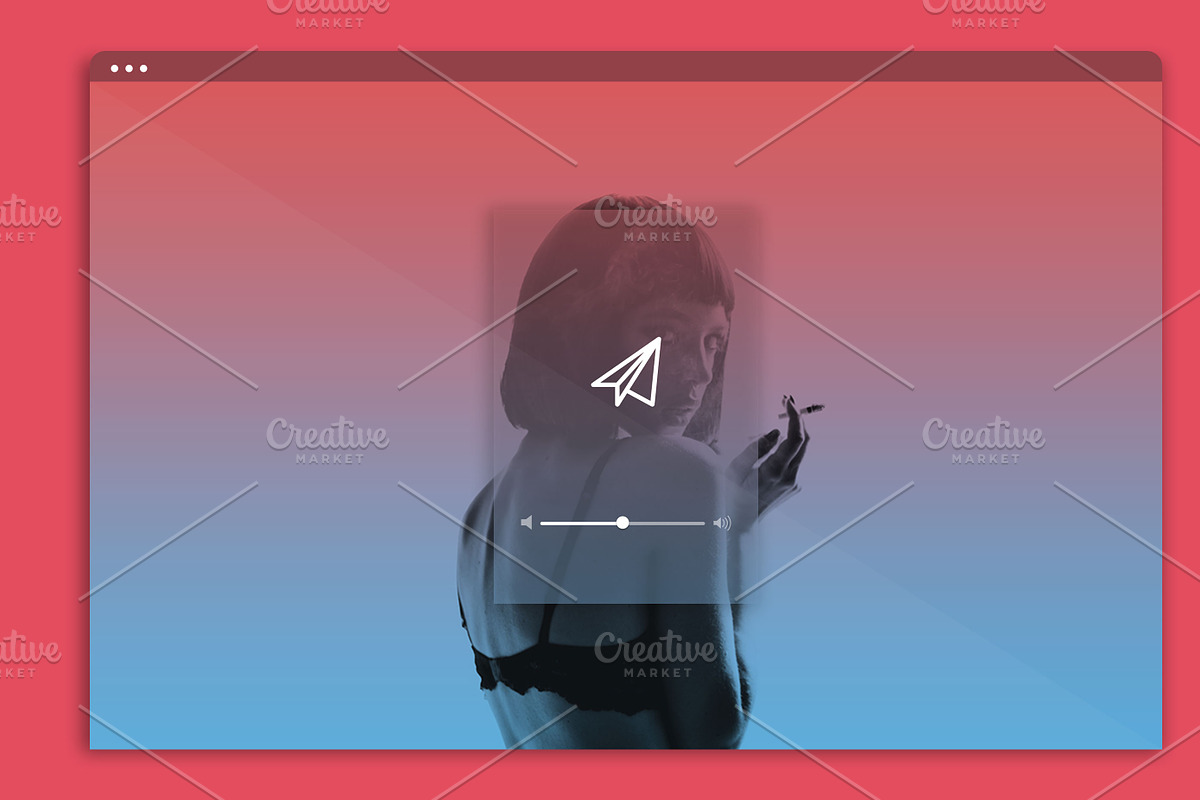 Minimal Web Browser Mockup, a Device Mockup by Fake Funk