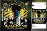 Smoke Flyer, a Flyer Template by KiraYamato Design Studio
