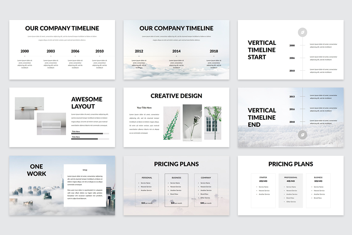 Casper - Powerpoint Template, a Presentation Template by Helga_Design