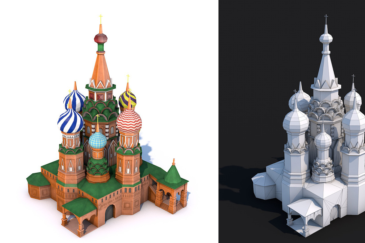 World Landmarks Monument Mega Pack, an Architecture 3D Model by ...