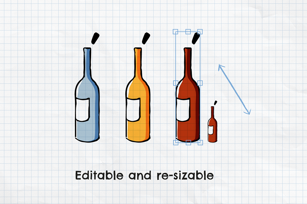 Kitchen Doodles - Illustration Set, a Food Illustration by Marinastu
