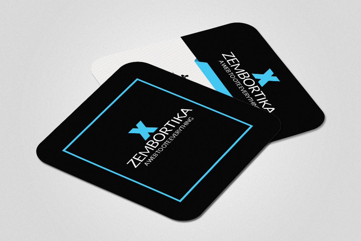 Small Social Card Template, a Business Card Template by Psd Templates