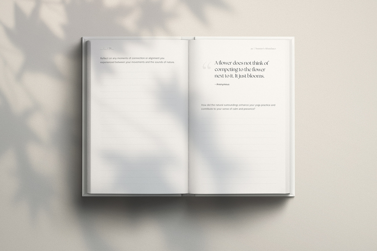 Wellness Journal | Indesign Template, a Brochure Template by Mindful ...