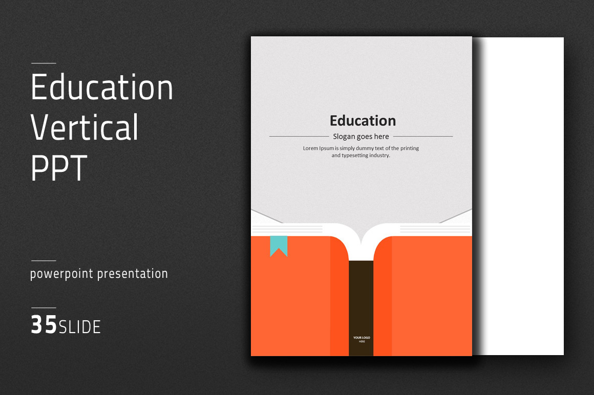 Education Vertical PPT, a Presentation Template by GoodPello