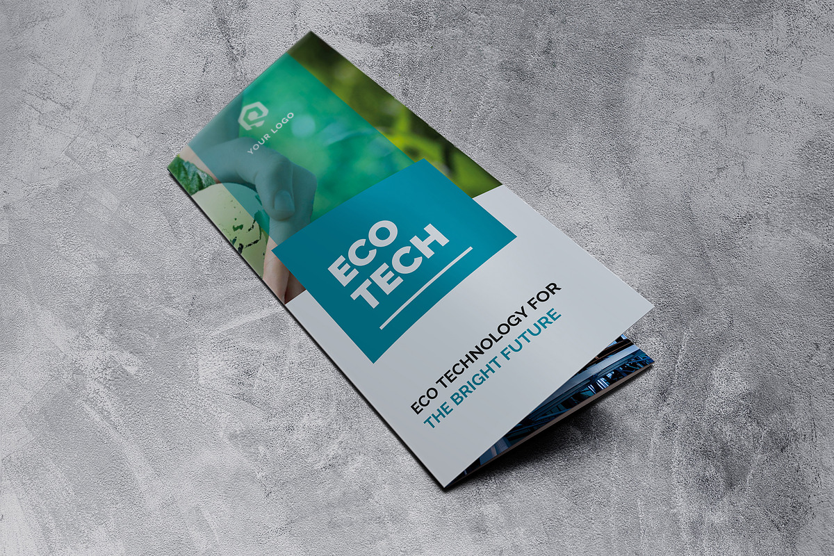 Technology Trifold Brochure, a Brochure Template by AQR Studio