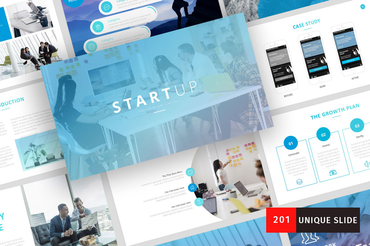 StartUp Powerpoint Template, a Presentation Template by UX-group