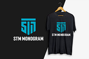 STM Name Initials Monogram Logo | Branding & Logo Templates ~ Creative ...