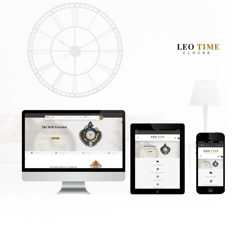 LEO TIME - CLOCK AND HOME DECOR, a Bootstrap Template by LeoTheme