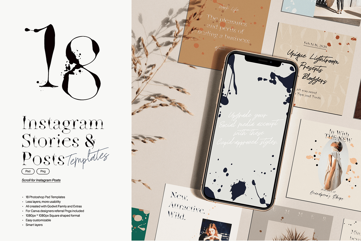 Ink Style Godwit Serif Font Family