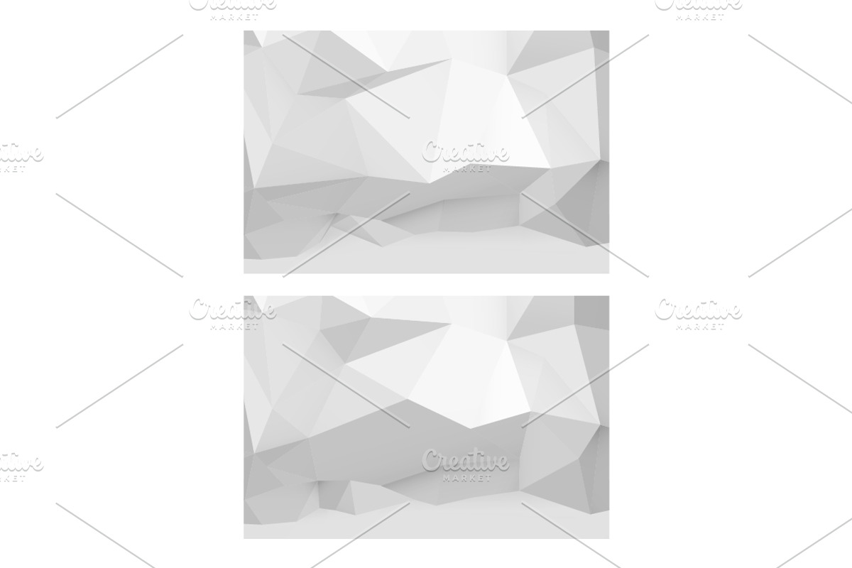 Abstract white polygonal pattern, a Pattern Graphic by majcot