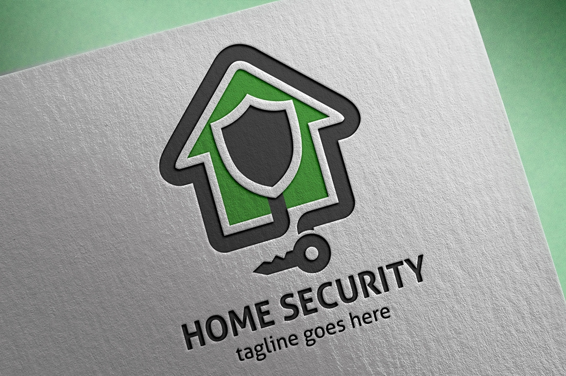 Home Security Logo, a Branding & Logo Template by Design_Planet
