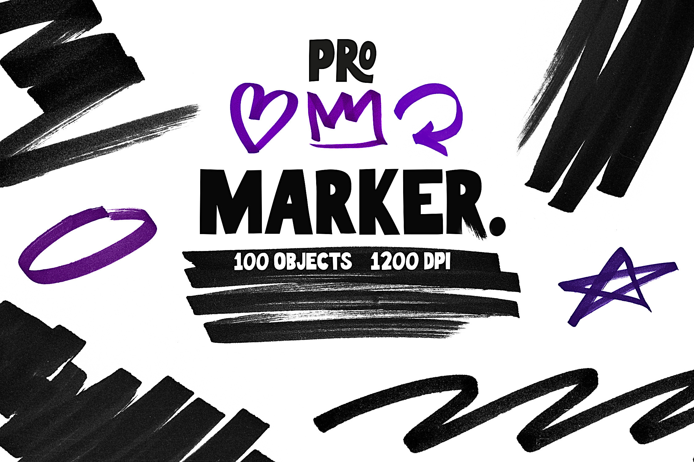 Pro Marker Object Pack, an Object Graphic by Layerform Design Co.