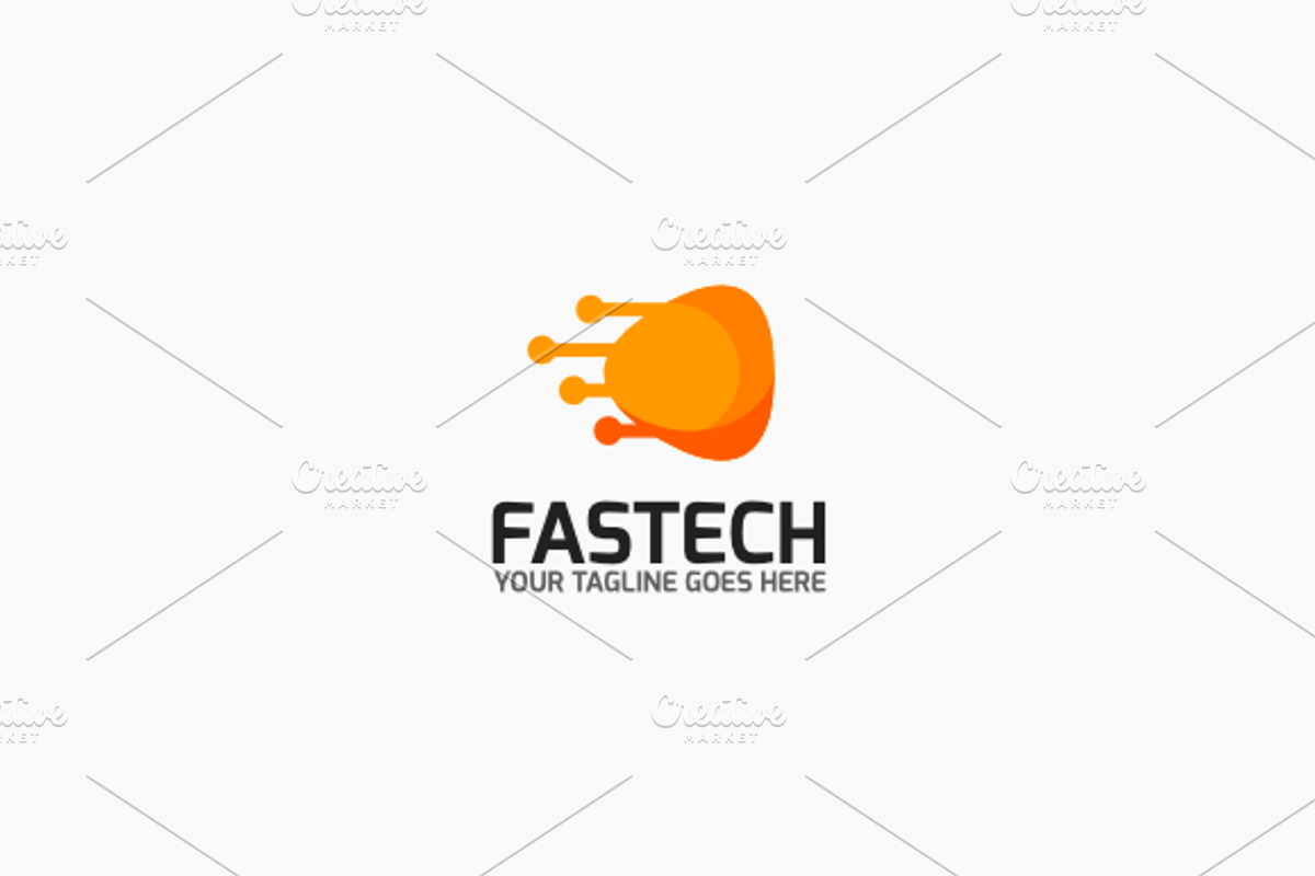 Fast Tech Logo, a Branding & Logo Template by graphicalcium