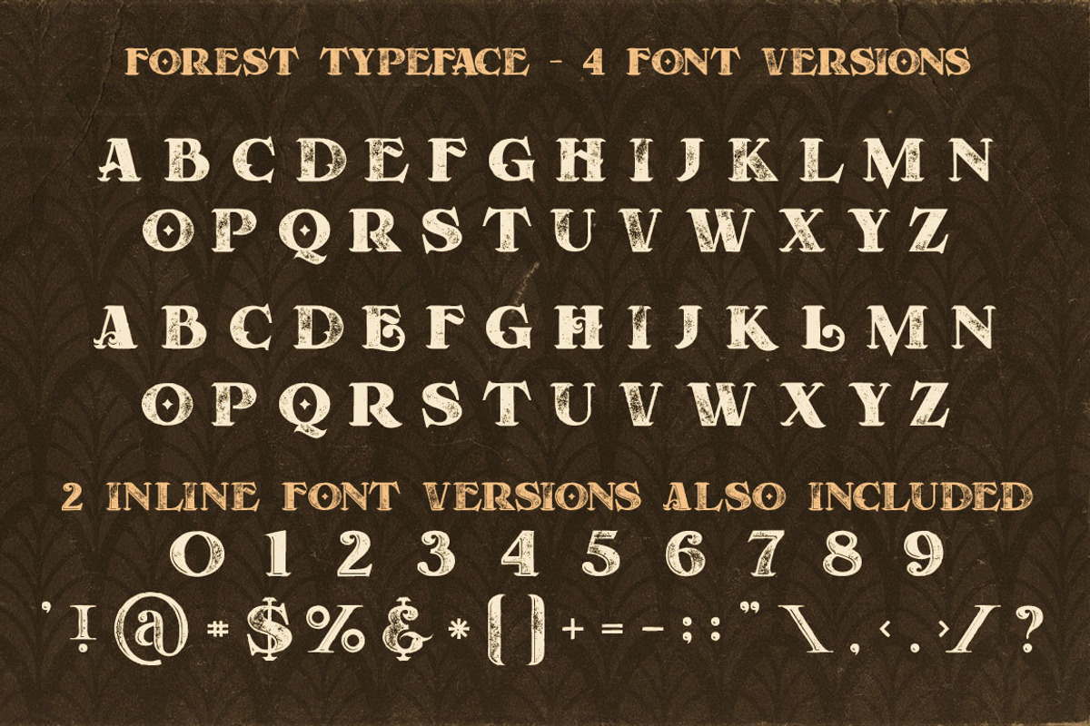 Forest - Display Font, a Font by JumboDesign