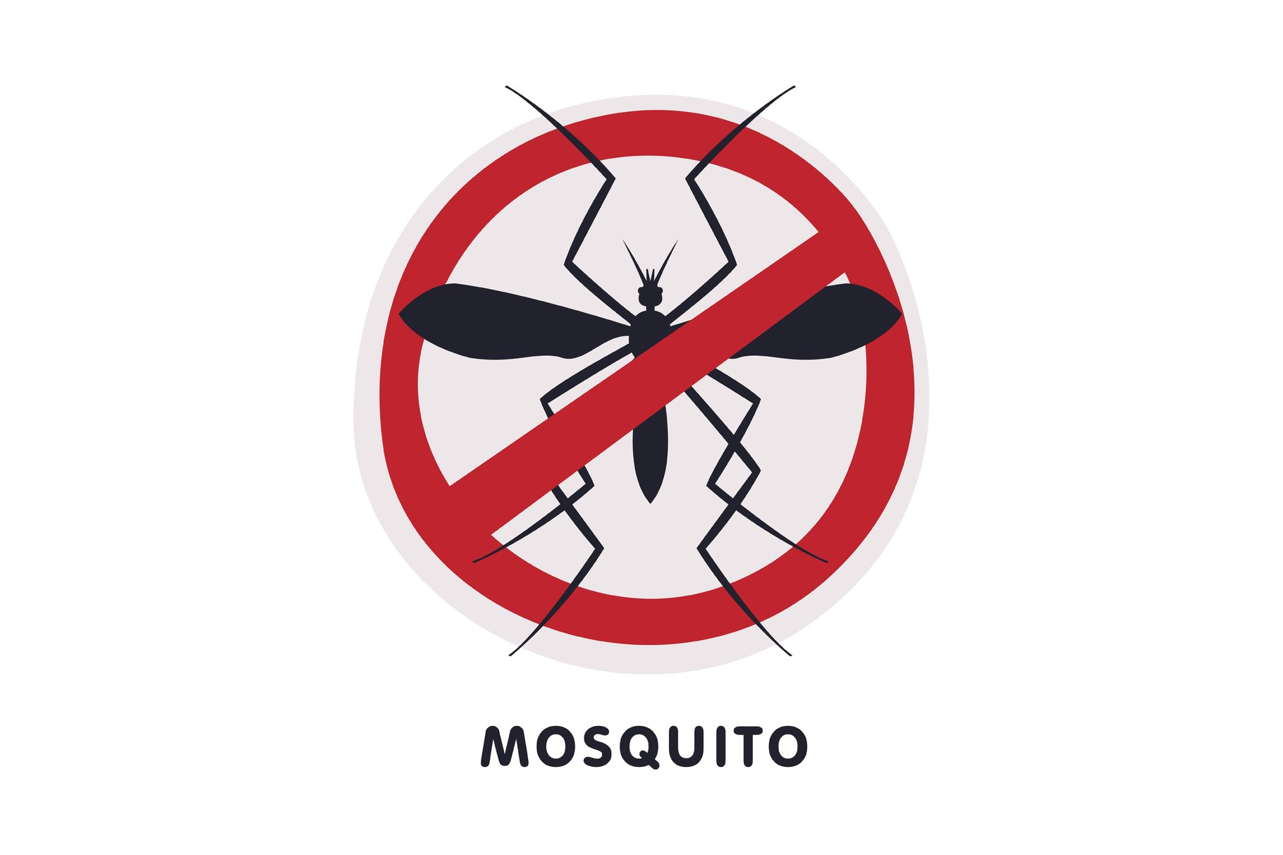 Mosquito Harmful Insect Prohibition, an Illustration by TopVectors