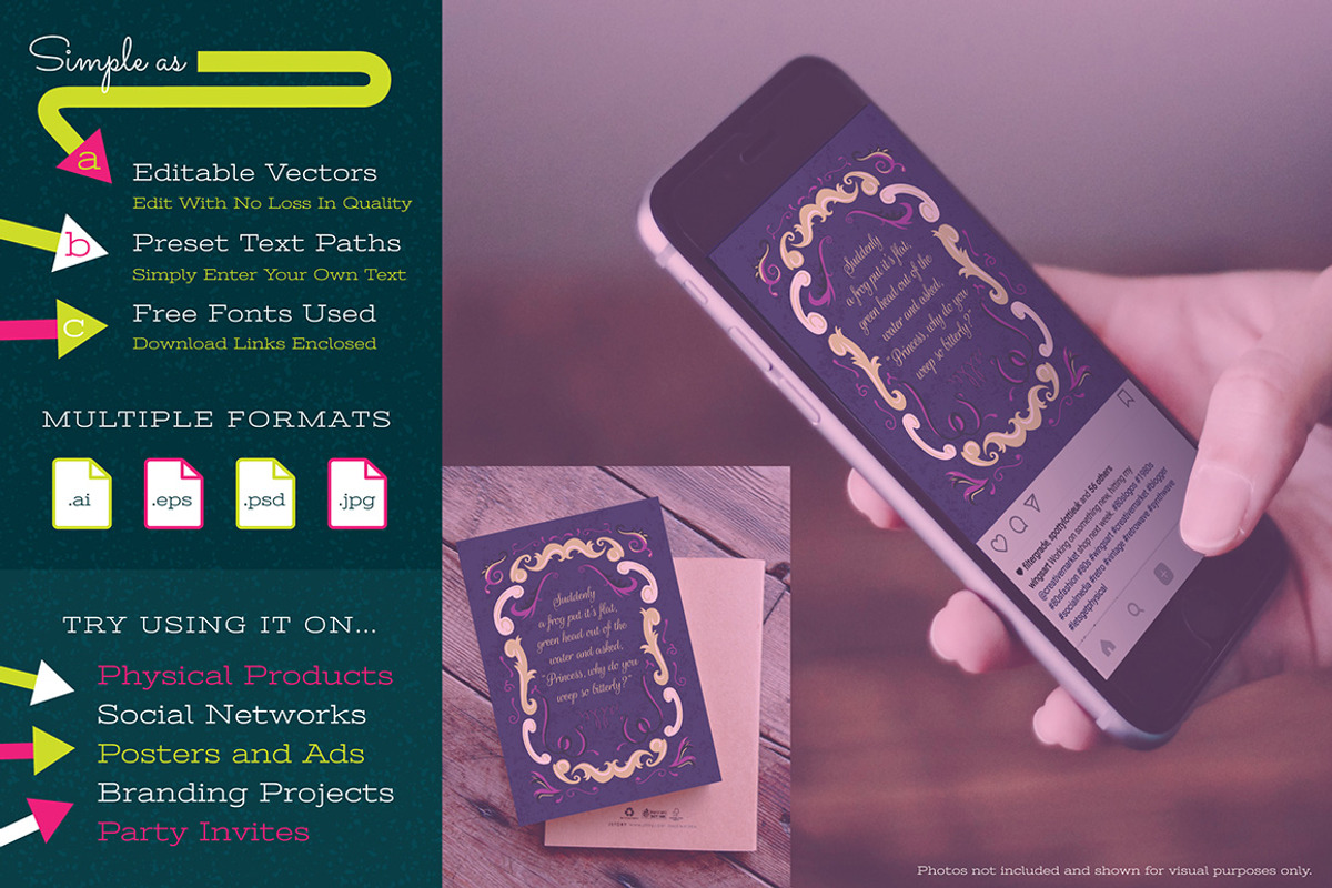 Decorative Story Book Template, a Decorative Illustration by Wingsart ...