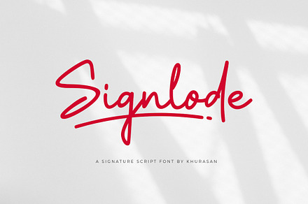 Tanda Signature Font, a Script Font by khurasan