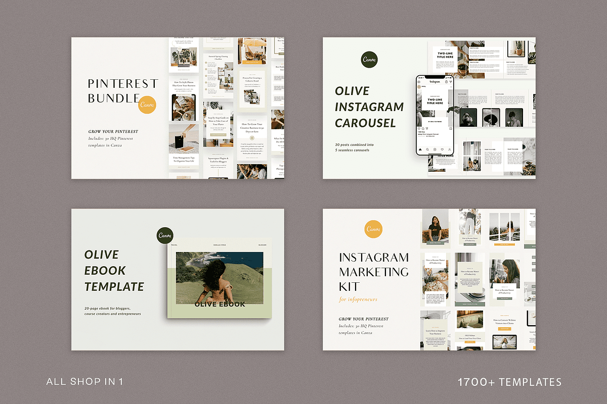 Canva Mega Bundle: 1700+ templates, a Social Media Template by Ralony