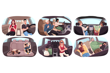 Cartoon vector pickup, a Transportation Illustration by Mechanik